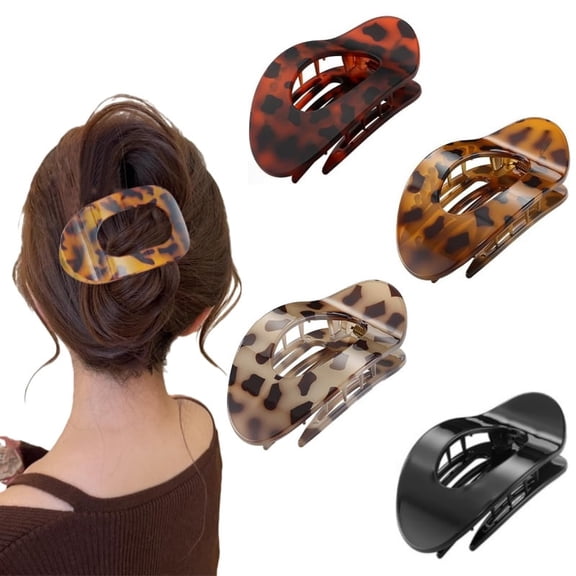 Leopard Hair Clips for Women and Girls Stylish Hair Accessories