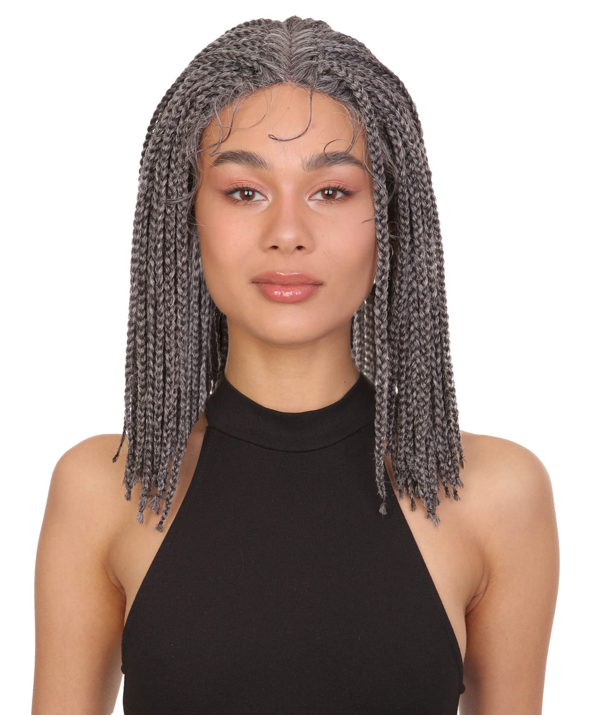 LUXLUXE Cece 14.5” HD Lace Front Braided Wig with Baby Hair, Heat ...