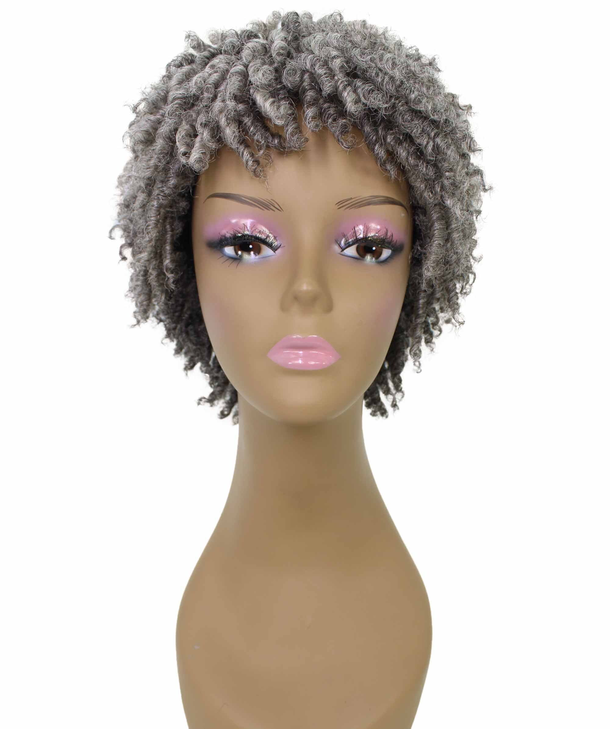 LUXLUXE Kayla Curly Locs 11 in Long Full Wig Full Cap Wig, Heat ...