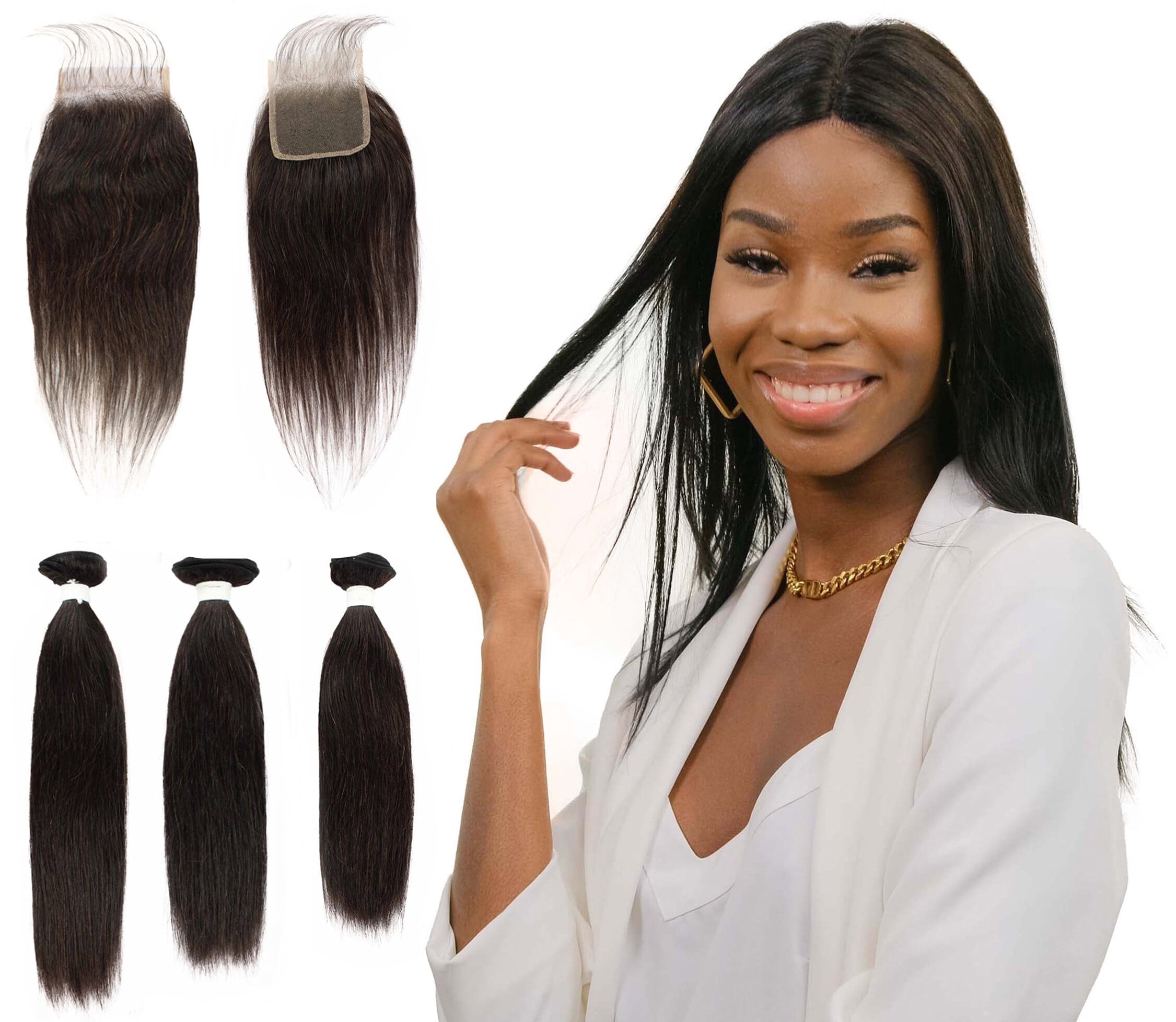 LUXLUXE Women Rico 100% Unprocessed A7 Grade Human Hair Bundle 10 ...