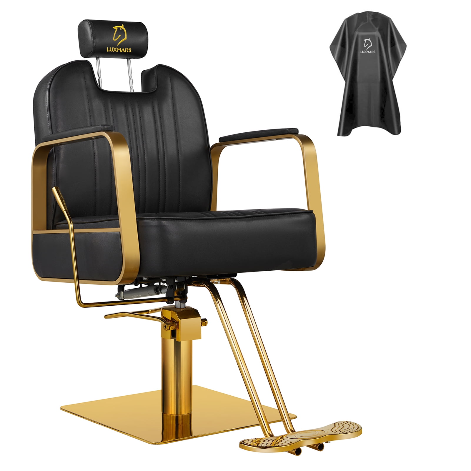 Barber Chair Hydraulic Reclining Barber Chairs Salon Chair Adjustable ...