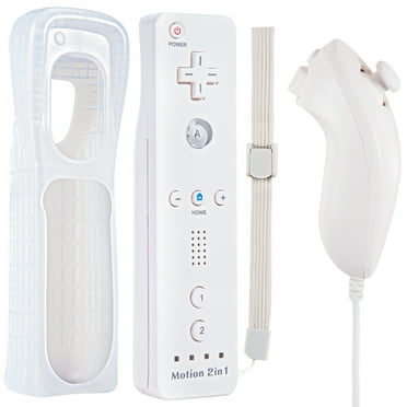 TekDeals Black Wireless Remote Wiimote & Nunchuck Controller Combo Set ...