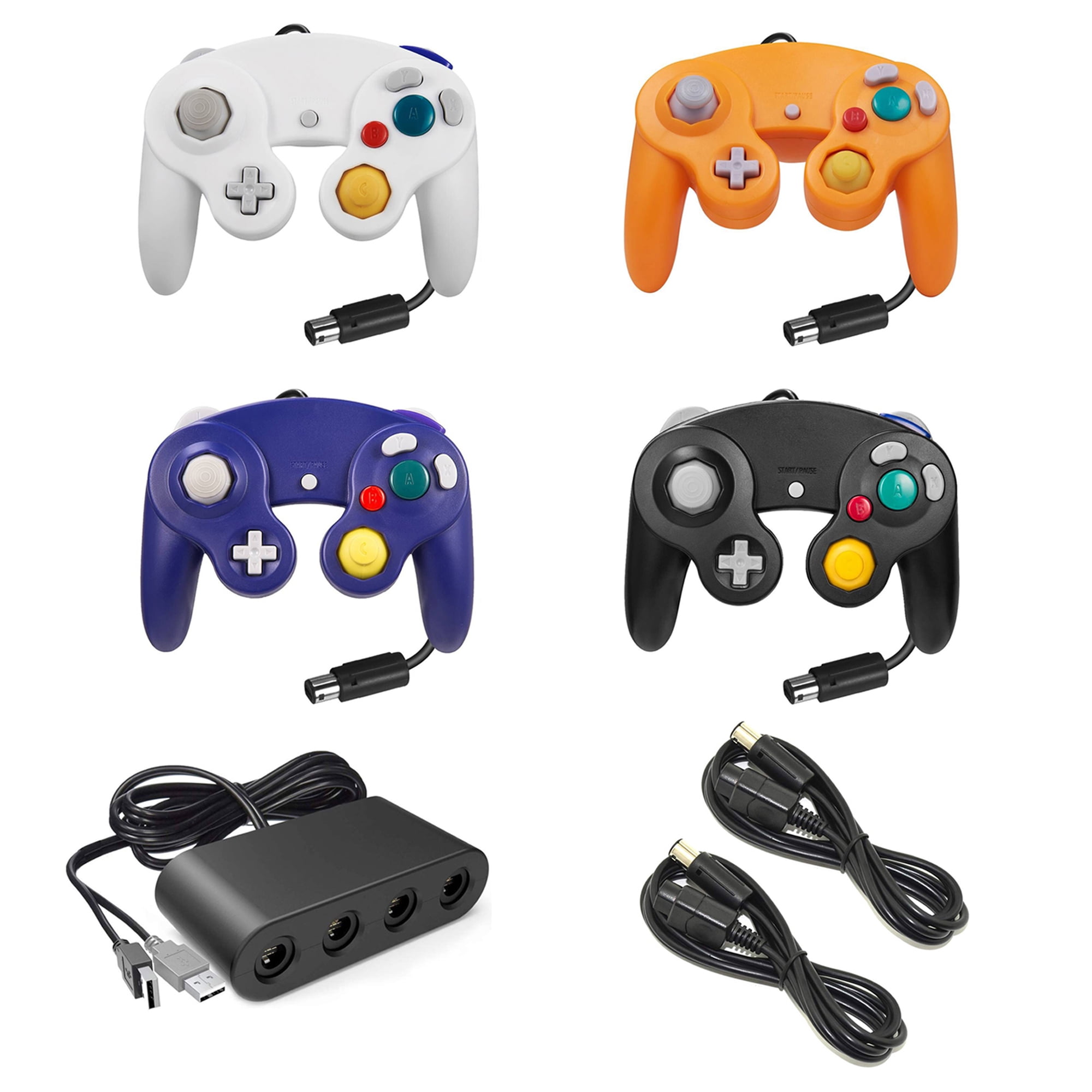 LUXMO Gamecube Controller, Wired Gaming Joystick for GameCube & Wii, 1 ...