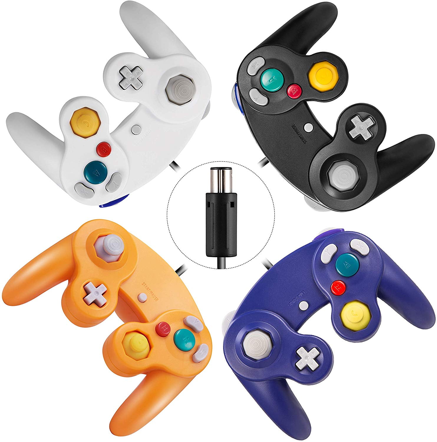 LUXMO Gamecube Controller, Wired Gaming Gamepad Controller for GameCube ...