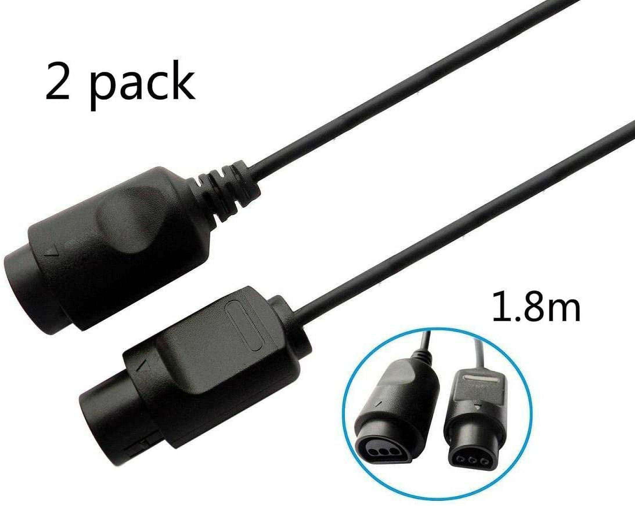 LUXMO N64 Controller 6ft Extension Cable, Classic Replacement 2 Pack ...