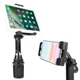 LUXMO Universal Car Mount Adjustable Gooseneck Cup Holder Cradle Stand ...