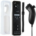 LUXMO Wii Remote Controller Motion Plus & Nunchuck, Wireless Sensor for ...