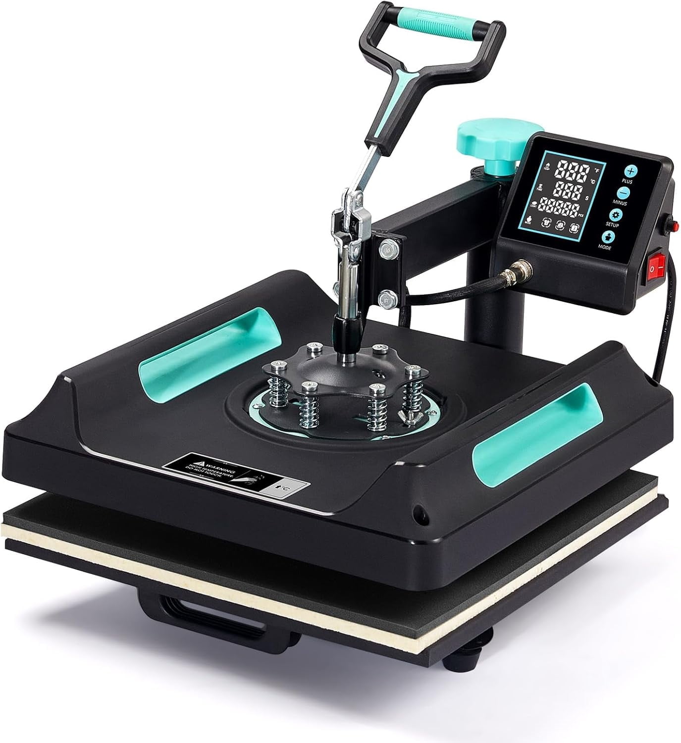 LUXOAK 11-in-1 Combo Heat Press, 15x15 360° Swing Away Heat Press ...