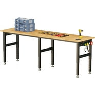 DuraMax 72x24in Rolling Workbench with 3 Drawers for Home, Garage ...