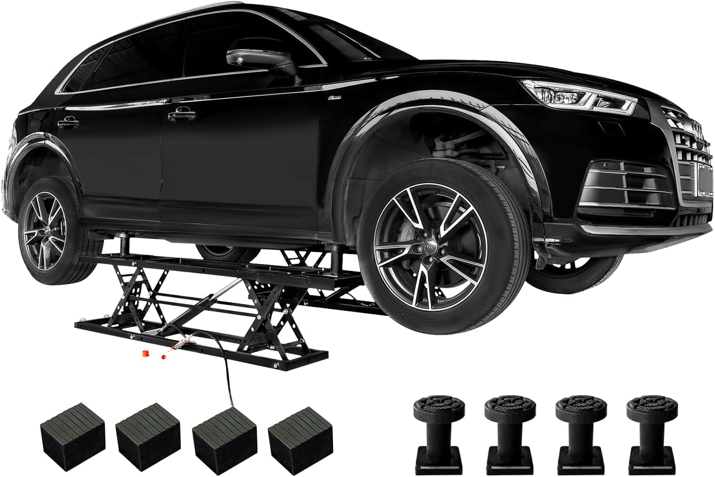 LUXOAK Portable Car Lift, Capable of Lifting 7000 LBS Quick Jack with a ...