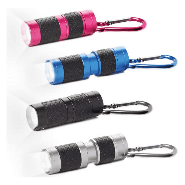 LUXPRO Keychain Flashlight, 40 Lumen Mini LED, Aircraft-Grade Aluminum ...