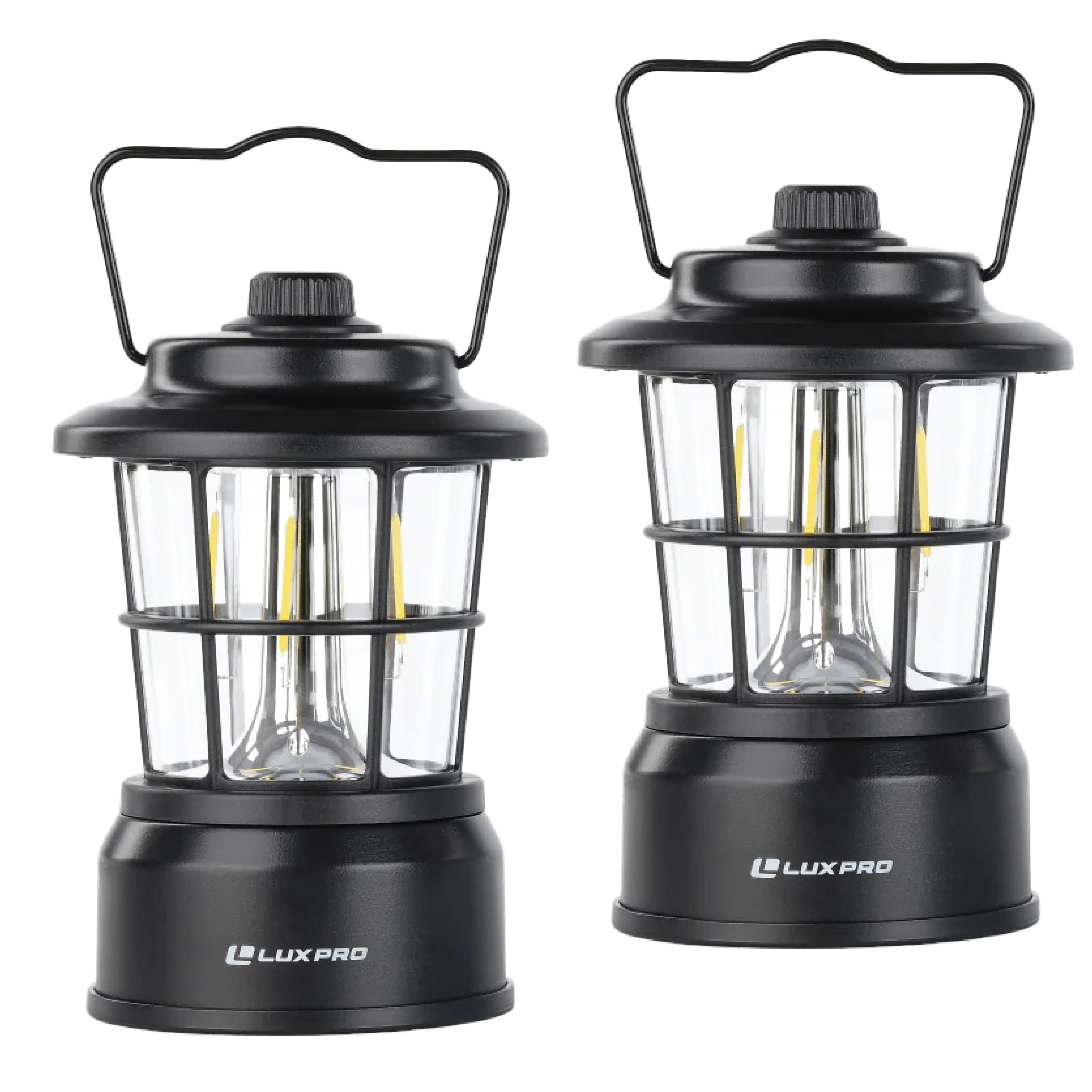 LUXPRO LP1535 265 Lumen Retro LED Lantern - Battery-Powered Emergency ...
