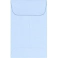 LUXPaper #1 Coin Envelopes w/ Moistenable Glue, Baby Blue, 2 1/4in x 3 ...