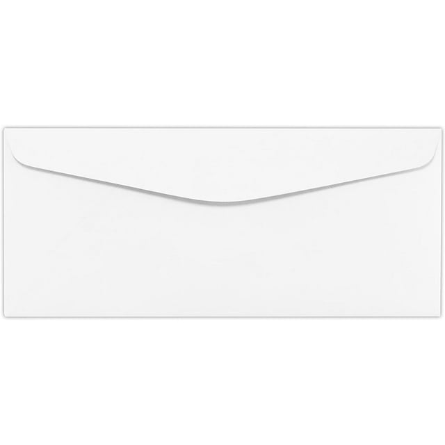 Luxpaper 10 Flap Business Envelopes 4 1 8 X 9 1 2 Bright White