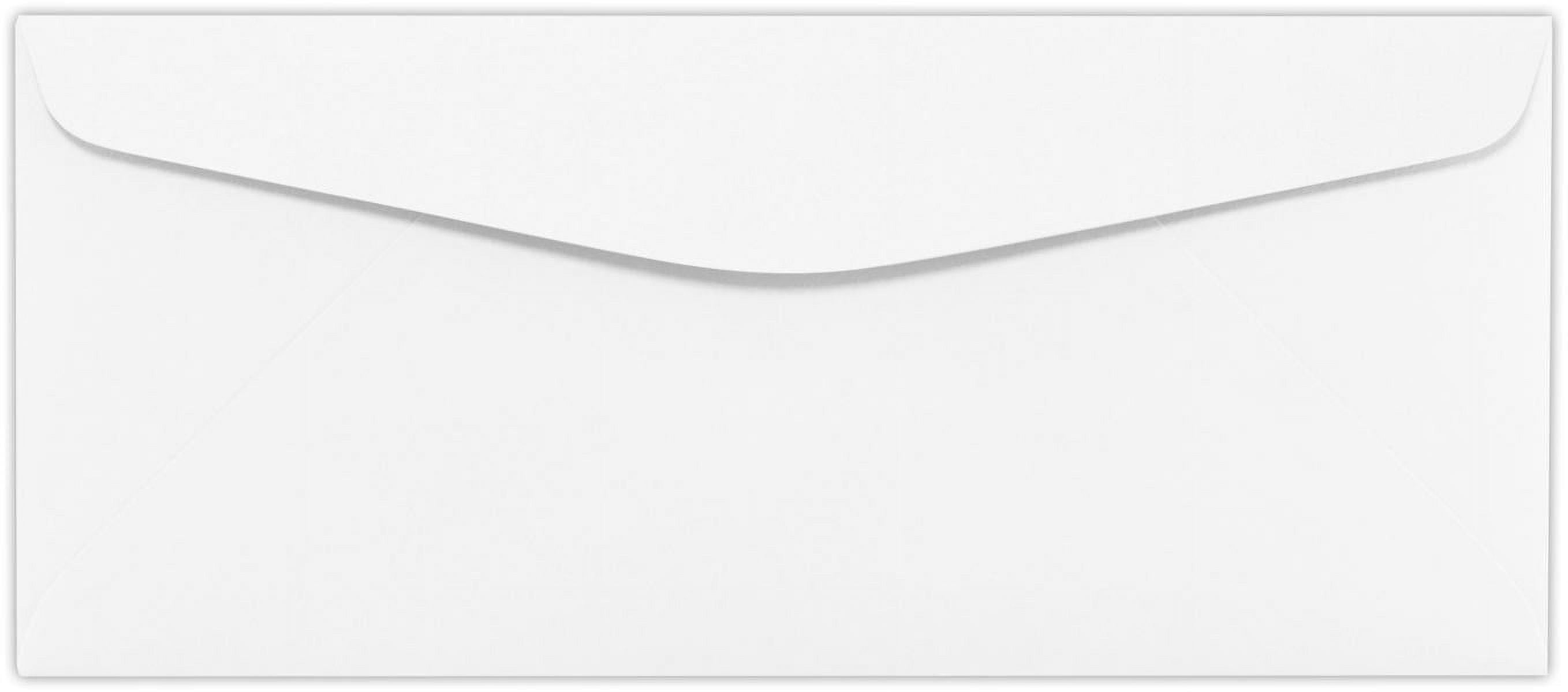 LUXPaper #10 Regular Envelopes, 4 1/8 x 9 1/2, Brilliant White, 250 ...