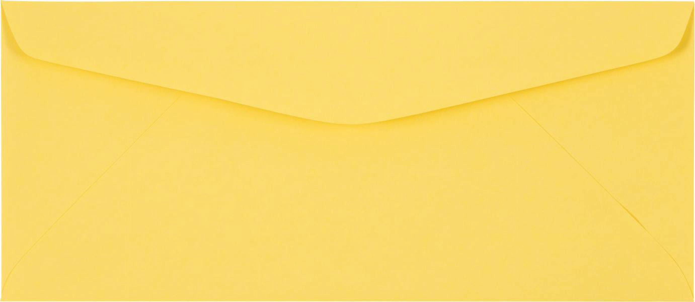 LUXPaper #10 Regular Envelopes, 4 1/8 x 9 1/2, Pastel Canary, 50/Pack ...