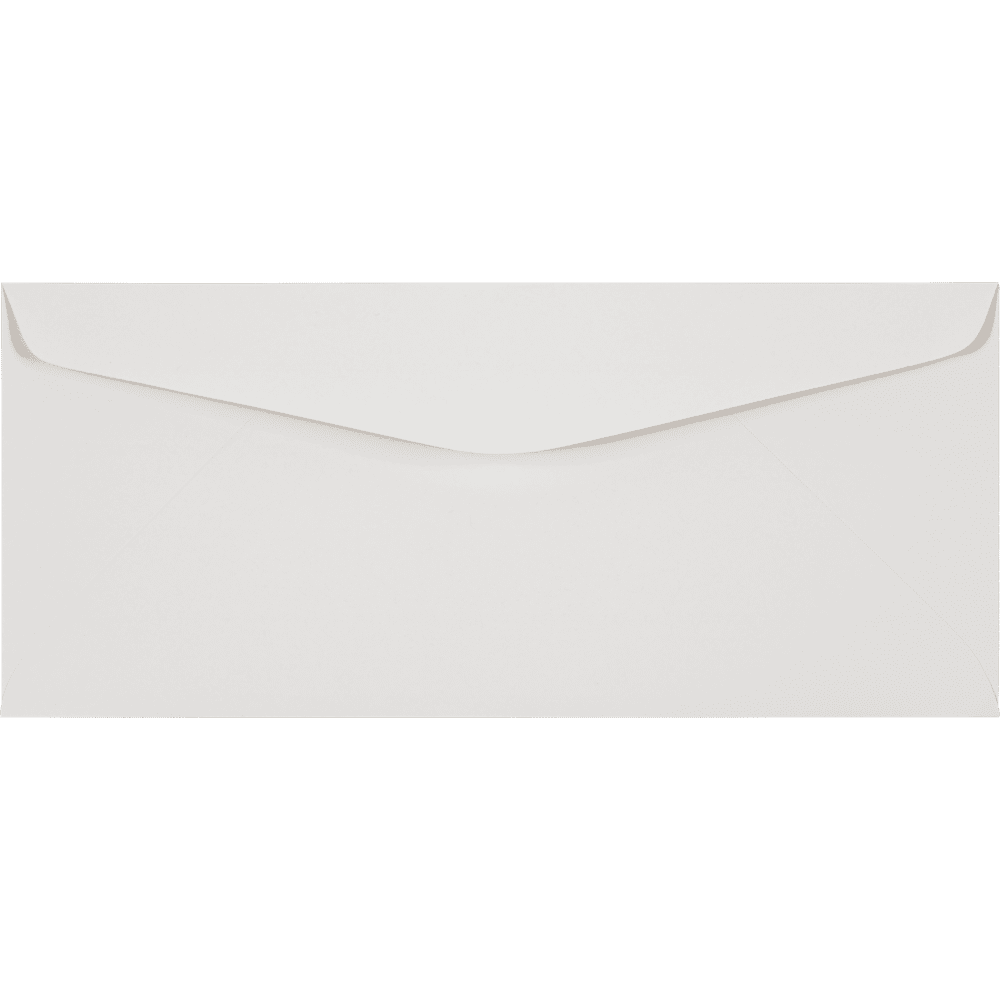 LUXPaper #10 Regular Envelopes, 65lb Glossy White, 4 1/8 x 9 1/2, 50 ...