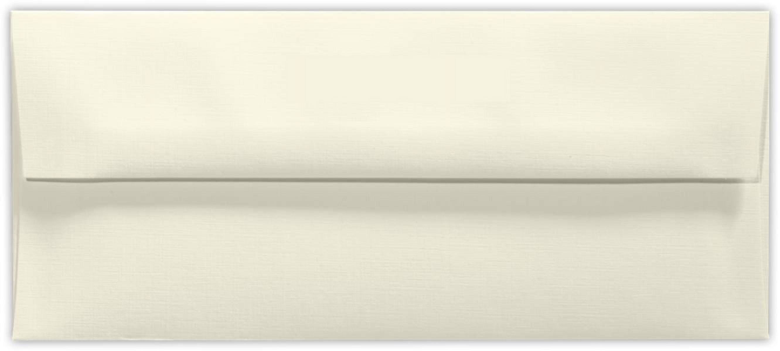 LUXPaper #10 Square Flap Envelope, 4 1/8 x 9 1/2, Natural White, 1000 ...
