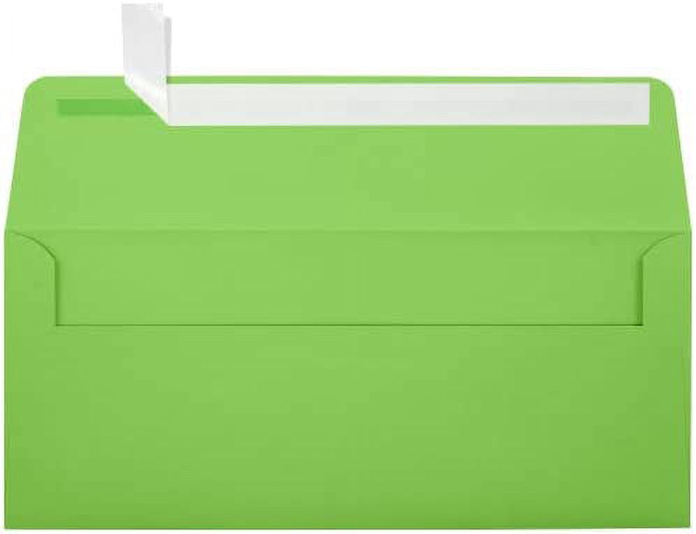 LUXPaper #10 Square Flap Envelopes in 80 lb. Limelight, Printable ...
