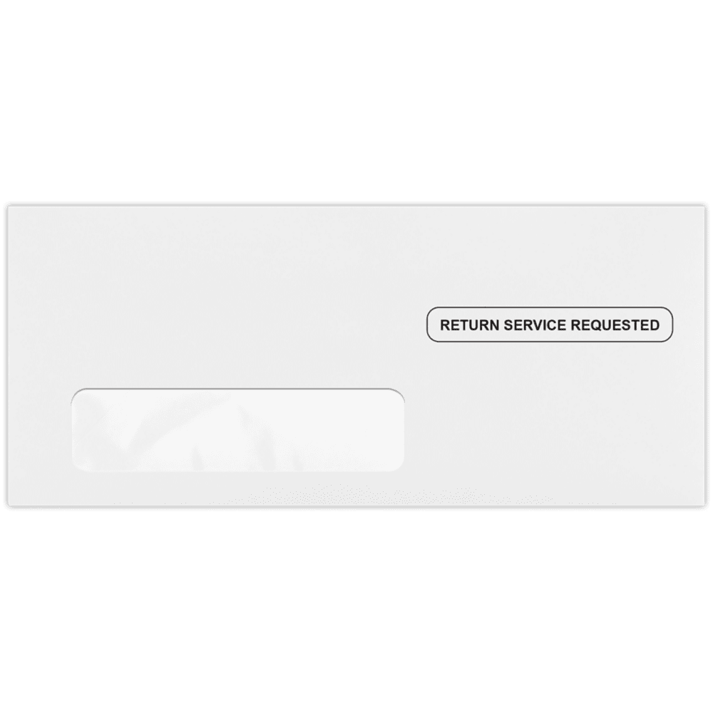 LUXPaper #10 Window Envelopes, 4 1/8 x 9 1/2, Bright White, 50/Pack ...