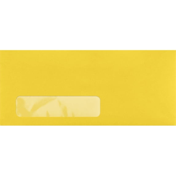 LUXPaper #10 Window Envelopes, 4 1/8 x 9 1/2, Goldenrod, 250/Pack ...
