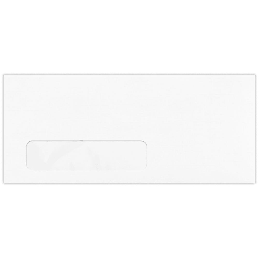 LUXPaper #10 Window Envelopes, 4 1/8 x 9 1/2, White Linen, 250/Pack ...