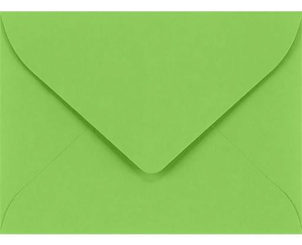 LUXPaper #17 Mini Envelopes, 80 lb. Limelight Green, 2 11/16 x 3 11/16 ...