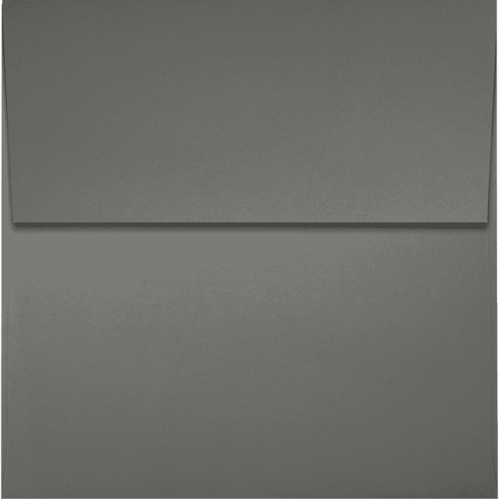 LUXPaper 4 x 4 Square Envelopes, 80 lb. Smoke Gray, 50 Pack - Walmart.com