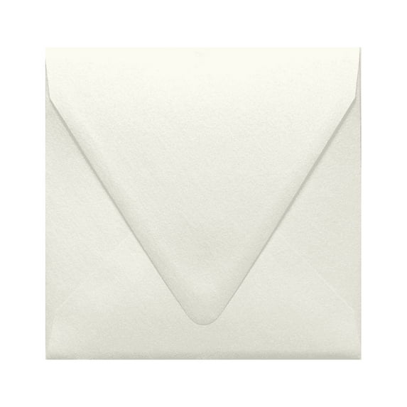 LUXPaper 6 1/2 x 6 1/2 Square Contour Flap Envelopes, Quartz Metallic ...