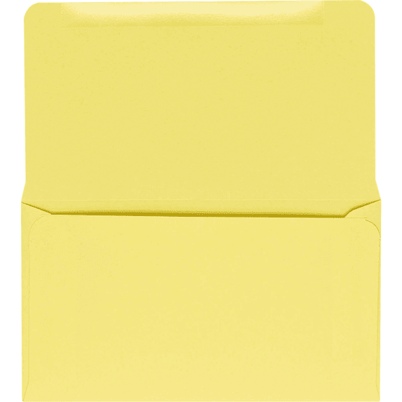 LUXPaper 6 1/4 Remittance Envelopes, Pastel Canary, 3 1/2 x 6, 1000 ...