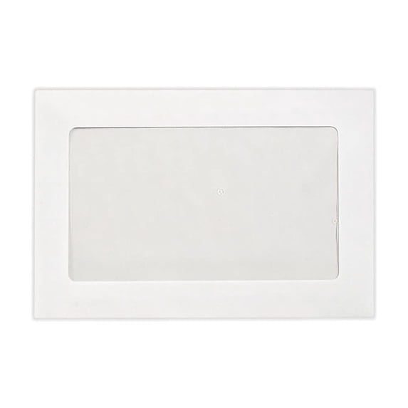 LUXPaper 6 x 9 Full Face Window Envelopes | Bright White | 28lb. Text ...
