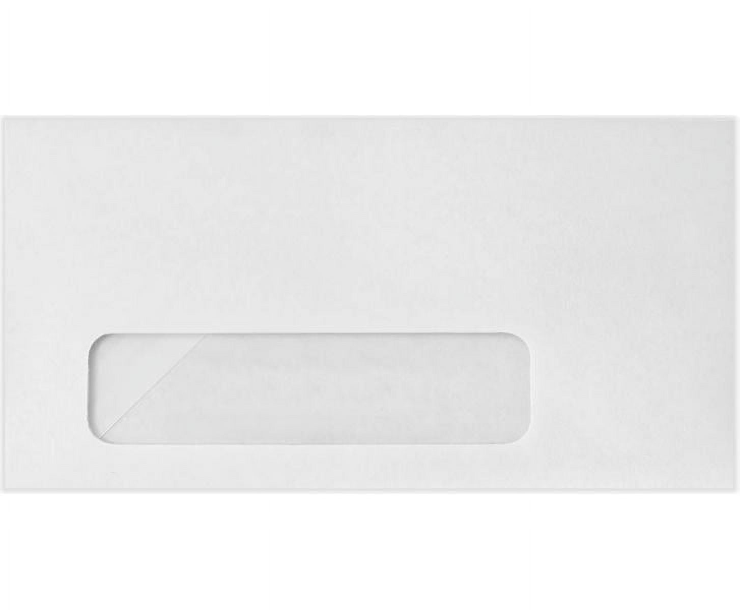 LUXPaper #7 1/2 Window Envelopes, 3 15/16 x 7 1/2, White, 50/Pack ...