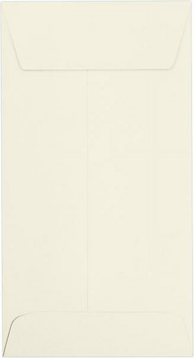 LUXPaper #7 Coin Envelopes, 3 1/2 x 6 1/2, Natural, 50/Pack - Walmart.com
