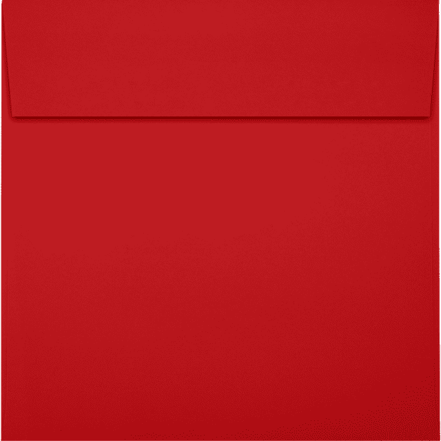 LUXPaper 8 1/2 x 8 1/2 Square Envelopes, Ruby Red, 50/Pack - Walmart.com