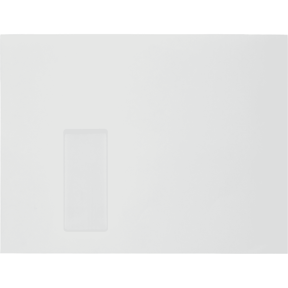 LUXPaper 8 3/4 x 11 1/2 Booklet Window Envelopes, White, 50/Pack ...
