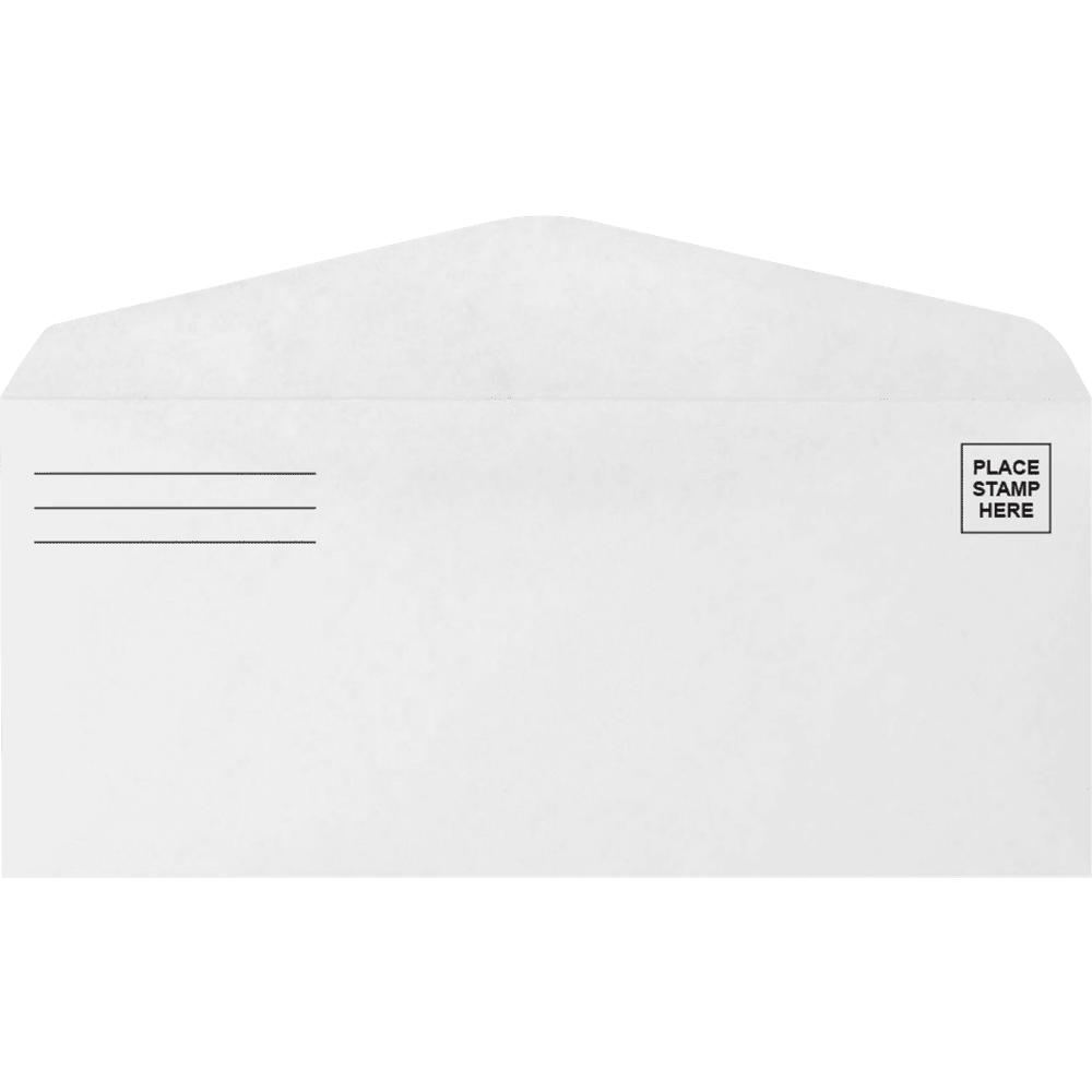 LUXPaper #9 Regular Envelopes, 3 7/8 x 8 7/8, Bright White, 1000/Pack ...
