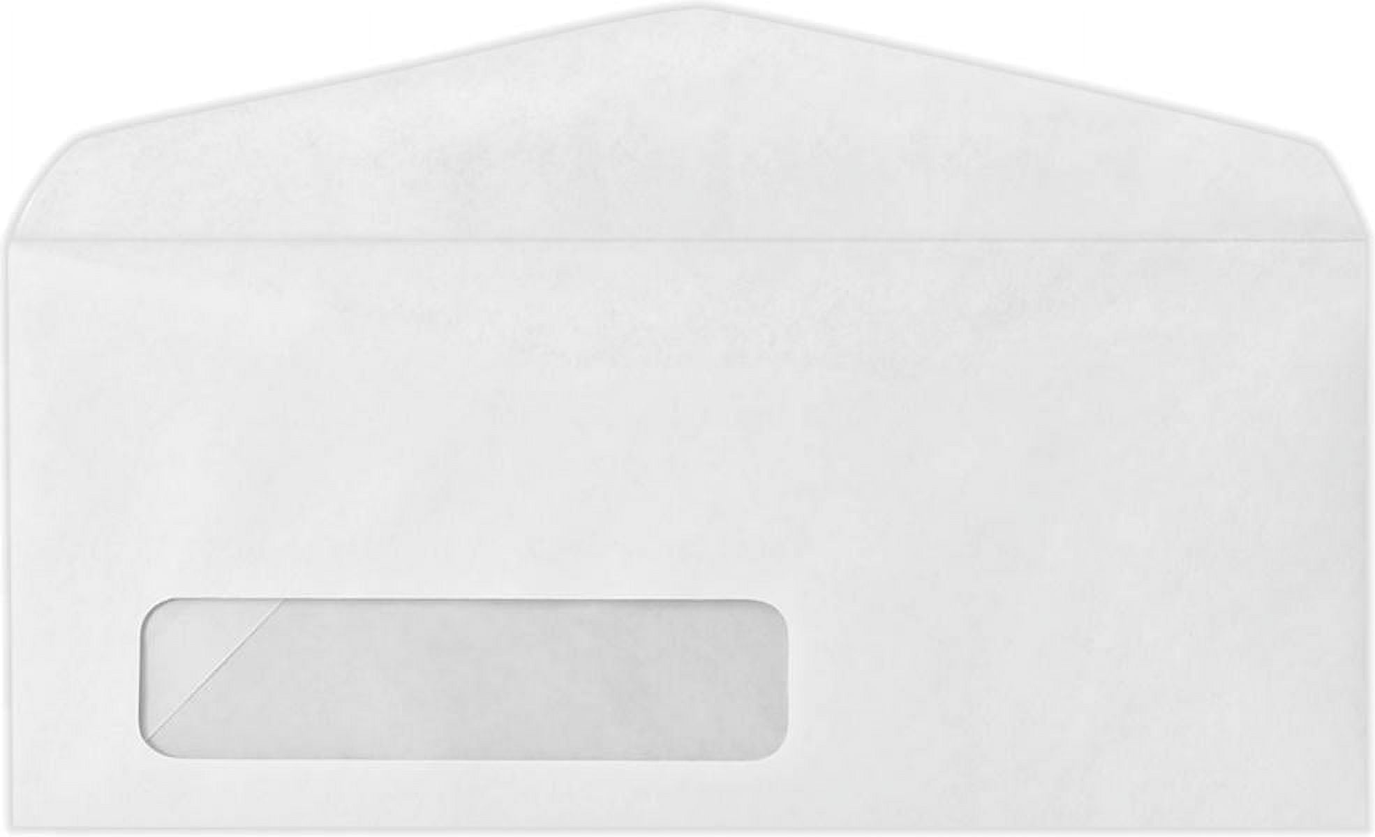 LUXPaper #9 Window Envelopes, 3 7/8 x 8 7/8, Bright White, 250/Pack ...