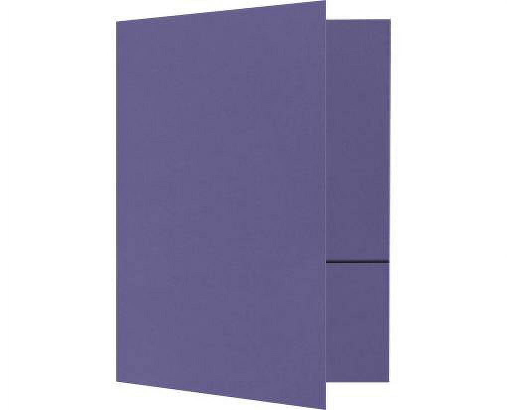 LUXPaper 9 x 12 Presentation Folder, Wisteria, 50/Pack - Walmart.com