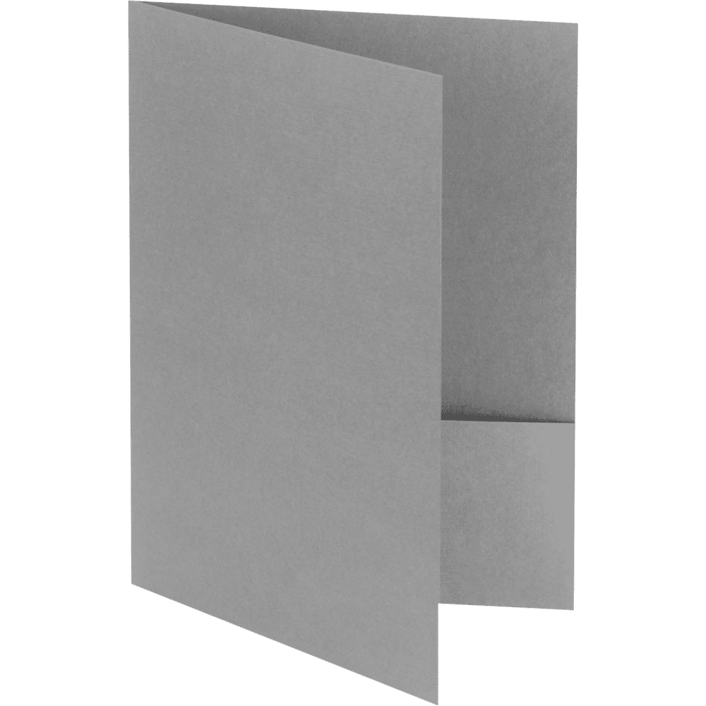 LUXPaper 9 x 12 Presentation Folders, Gray Linen, 50/Pack - Walmart.com