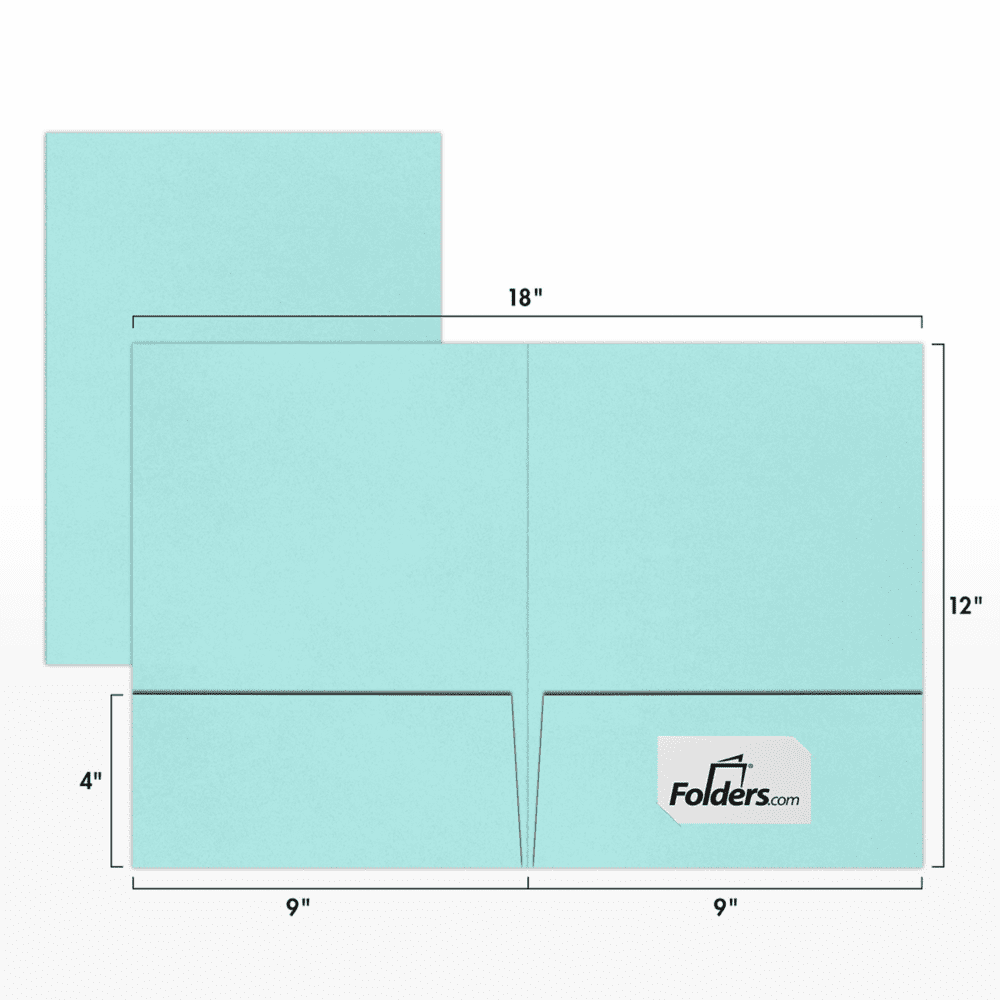 LUXPaper 9 x 12 Presentation Folders, Seafoam, 10/Pack - Walmart.com