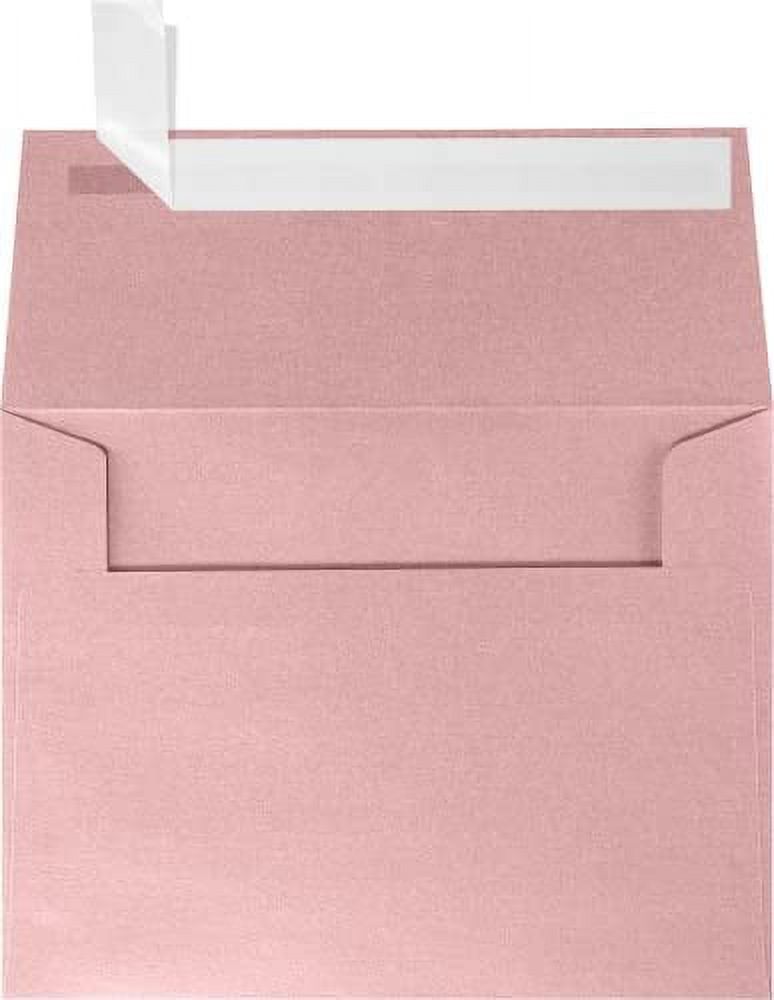 LUXPaper A2 Invitation Envelopes in 84 lb. Misty Rose Metallic for 4 1/ ...