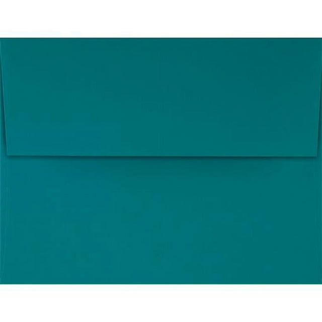 LUXPaper A2 Invitation Envelopes w/Peel & Press, 4 3/8 x 5 3/4, Teal ...