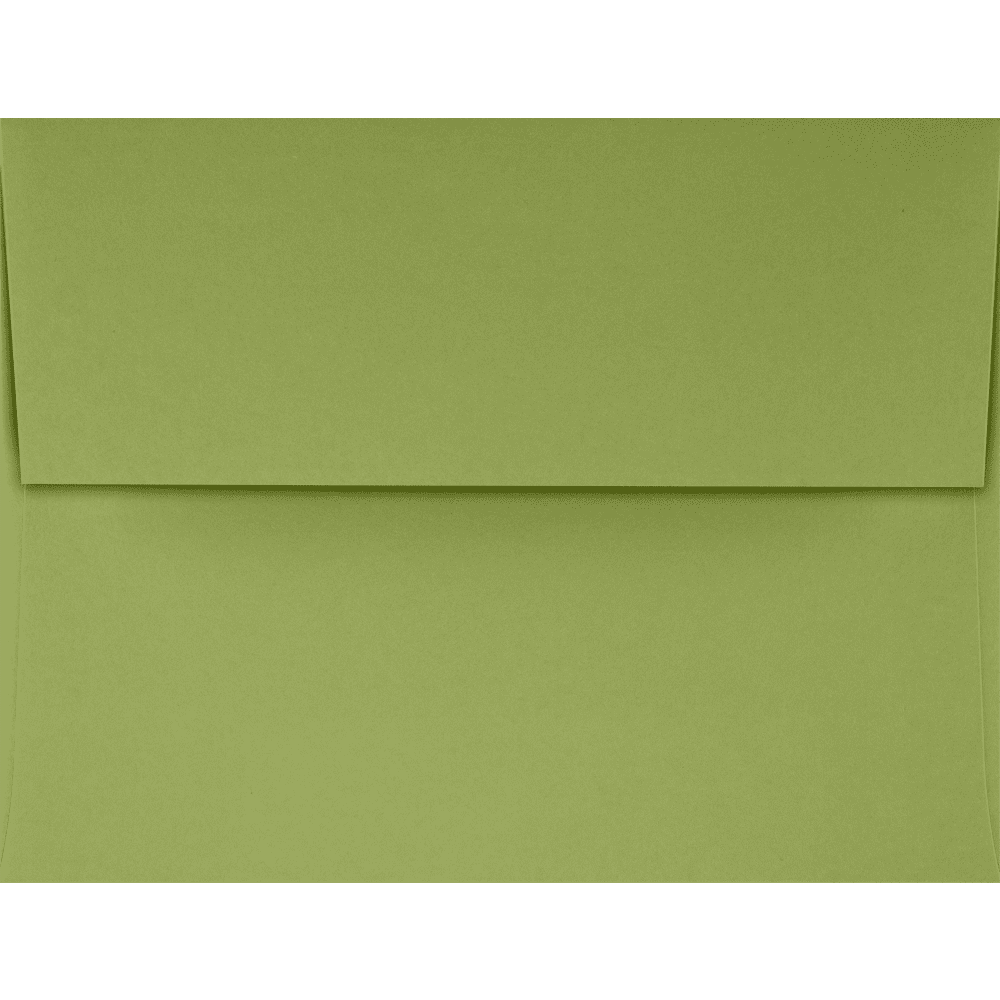 LUXPaper A4 Invitation Envelopes, 4 1/4 x 6 1/4, 70lb. Avocado Green ...