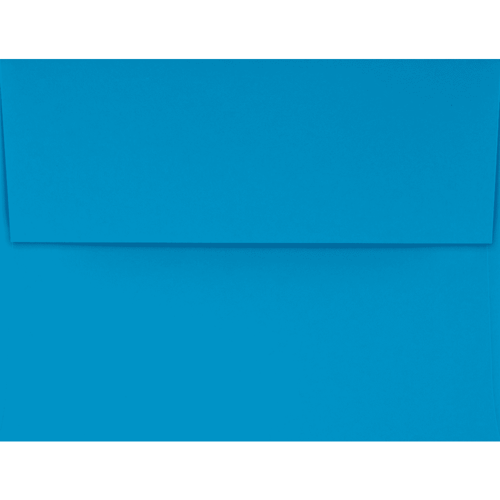 LUXPaper A4 Invitation Envelopes, 4 1/4 x 6 1/4, 80 lb. Pool Blue, 50 ...