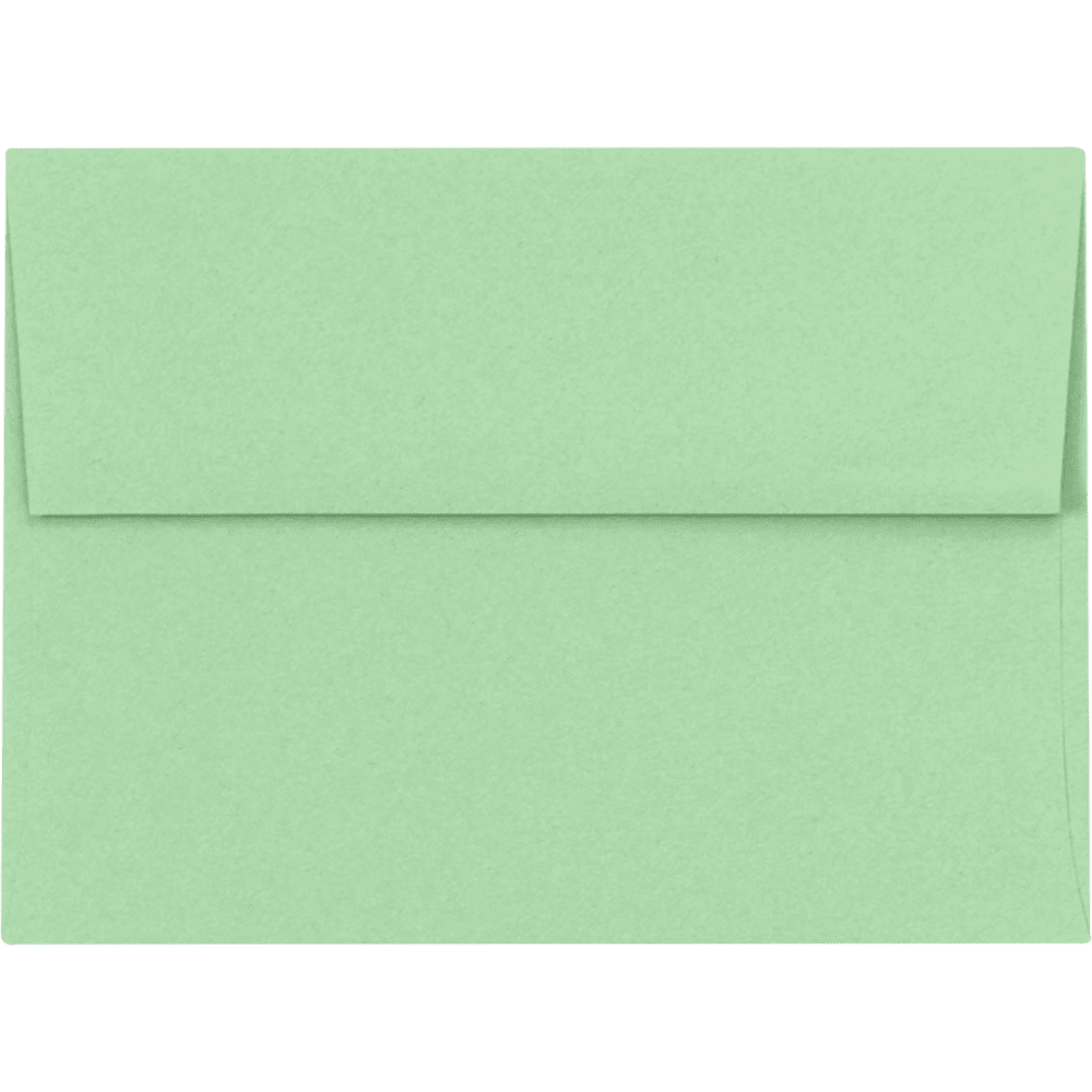 LUXPaper A6 Invitation Envelopes, 4 3/4 x 6 1/2, 60 lb. Pastel Green ...