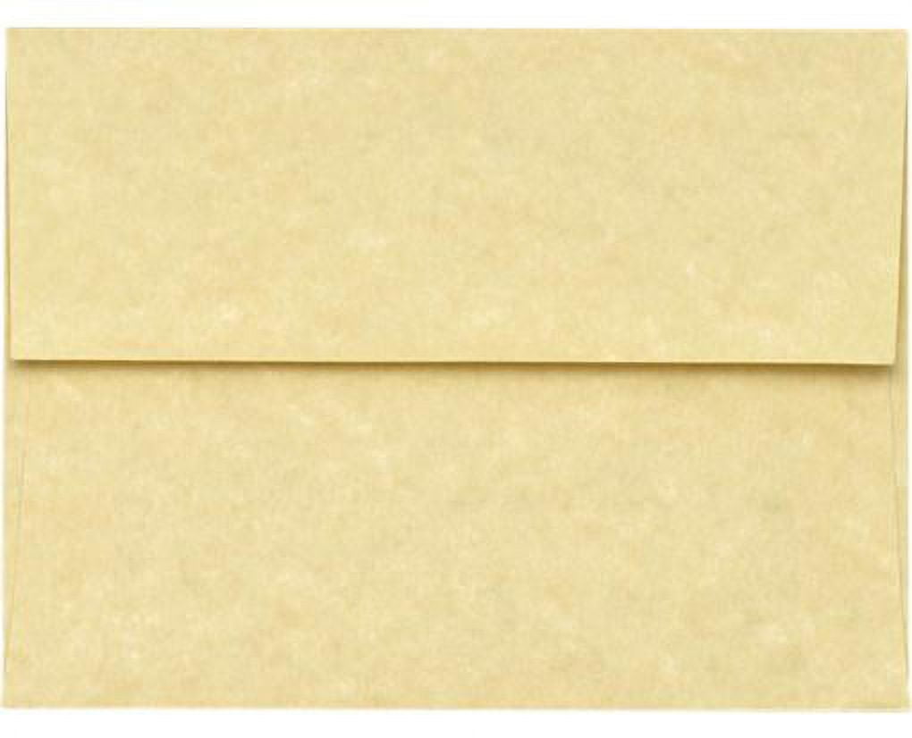 LUXPaper A6 Invitation Envelopes, 4 3/4 x 6 1/2, 60lb. Gold Parchment ...