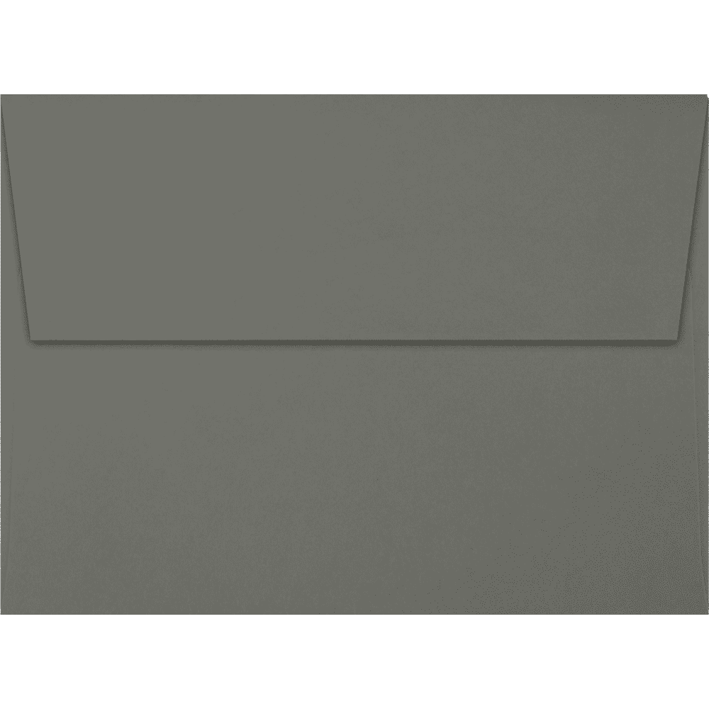 LUXPaper A6 Invitation Envelopes w/Peel & Press, 4 3/4 x 6 1/2, Smoke ...