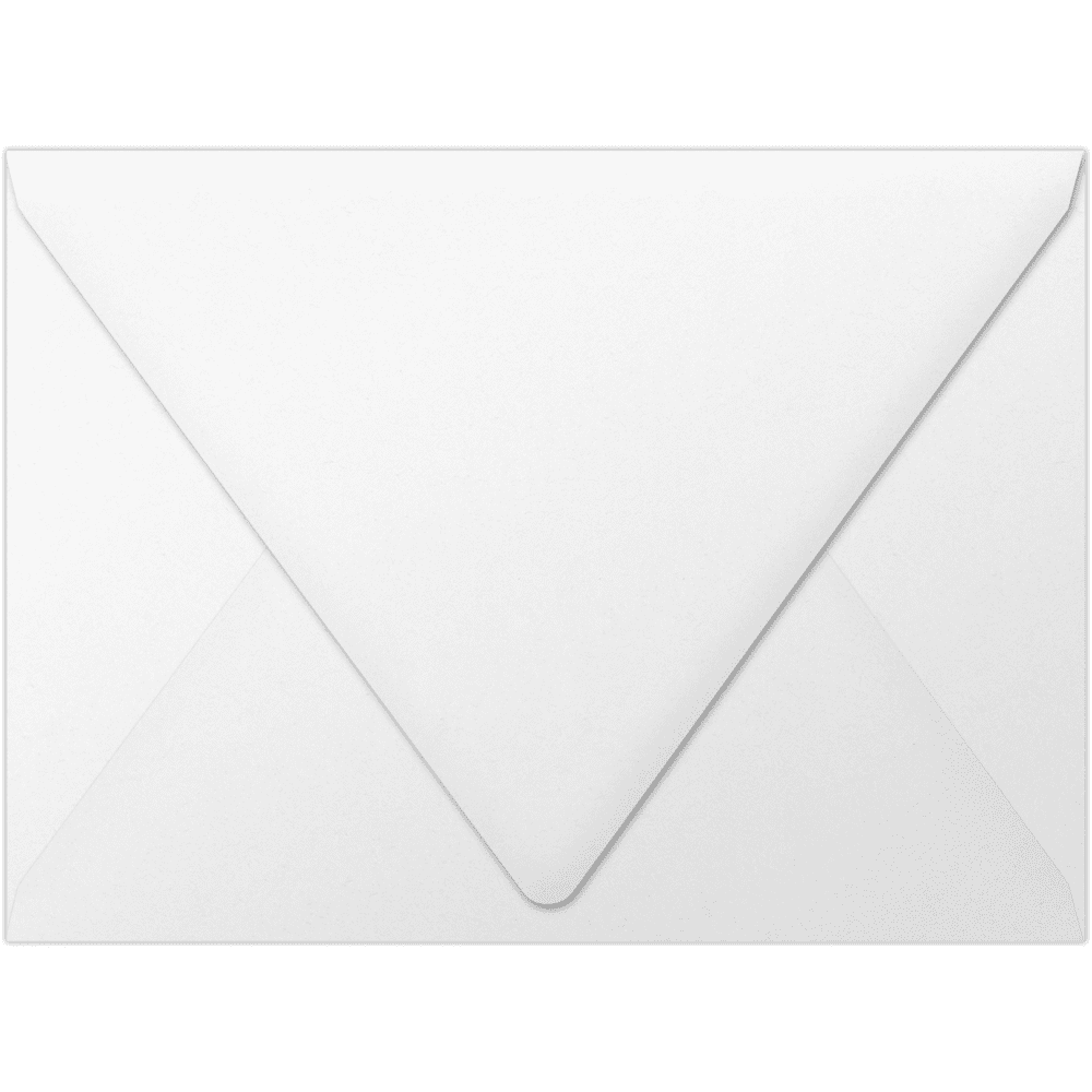 LUXPaper A7 Contour Flap Envelopes, 5 1/4 x 7 1/4, 80 lb. White, 500 ...