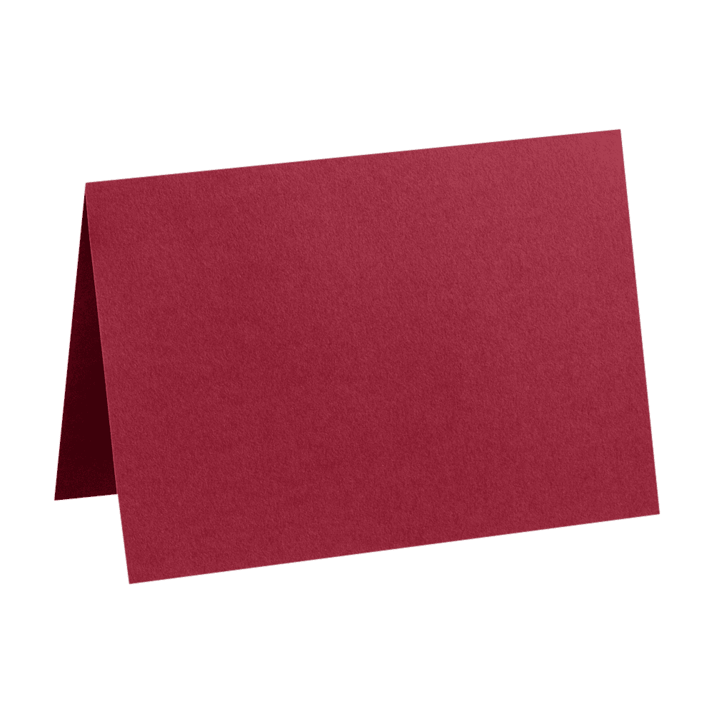 LUXPaper A7 Folded Notecards, 5 1/8 x 7, Garnet Red, 1000 Pack ...