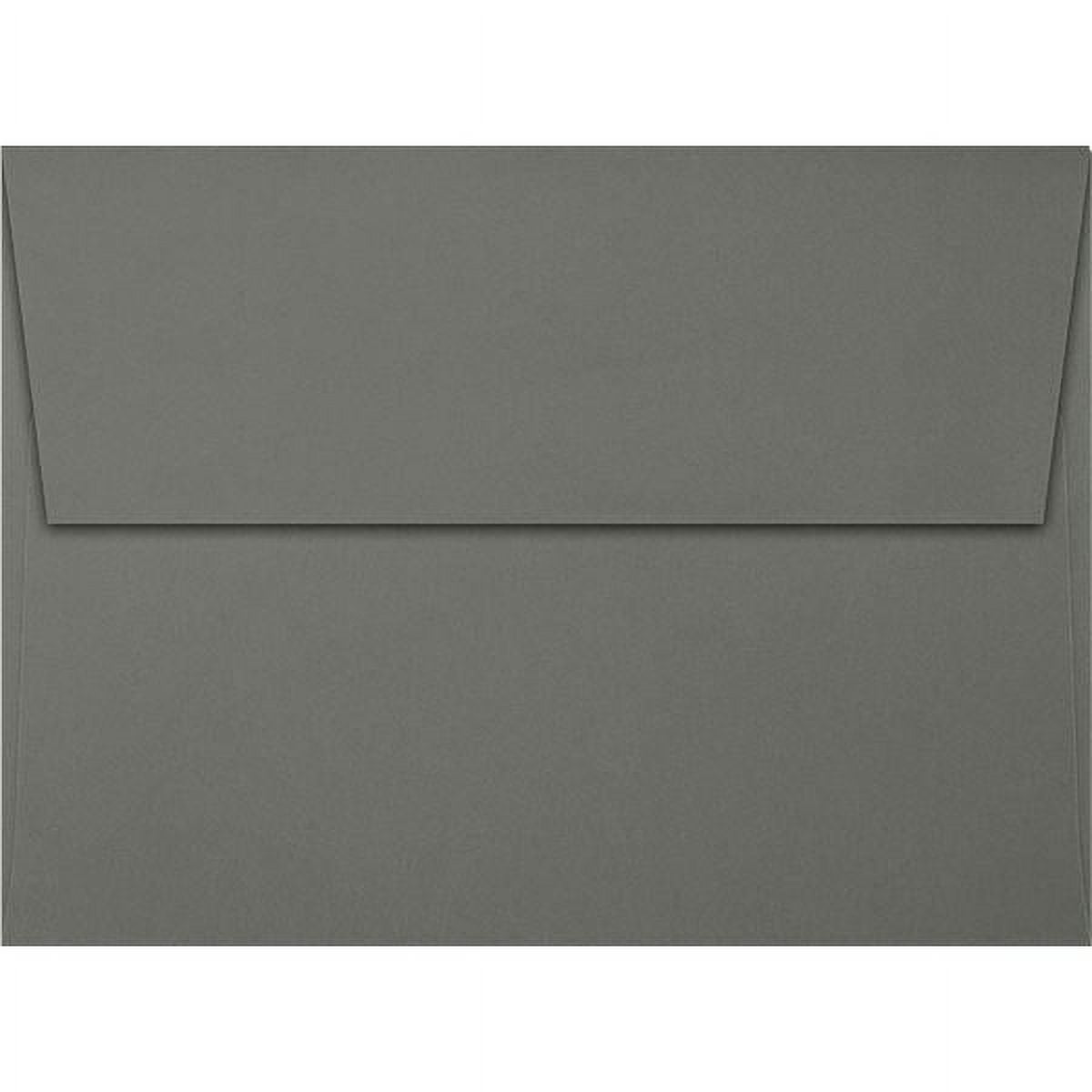 LUXPaper A7 Invitation Envelopes, 5 1/4 x 7 1/4, Smoke Gray, 50/Pack ...